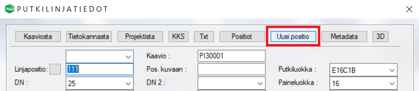 Putkilinjan supistus PI-kaaviossa / How to reduce pipeline in P&I diagram