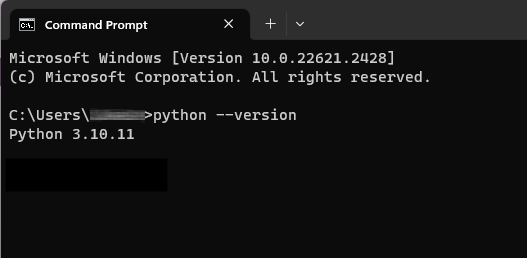 Vertex G4:n 3d-mallin mittataulukossa ei näy Python-osiota