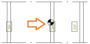 Gravity Point of a Panel in a Panel Drawing
