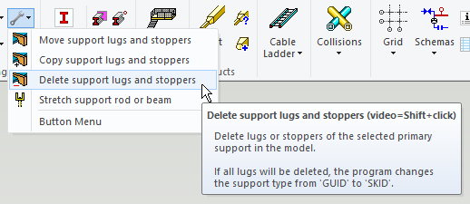 Primary and secondary supports 2020