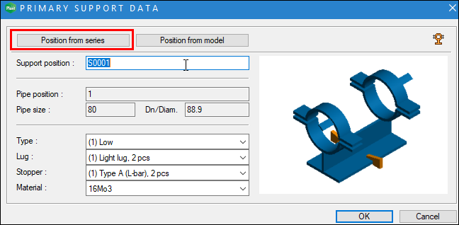 Primary and secondary supports 2020