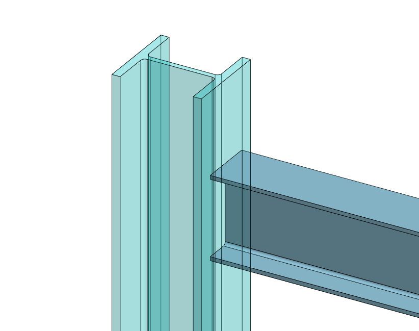 Add Hot-roll Face Plate Connections