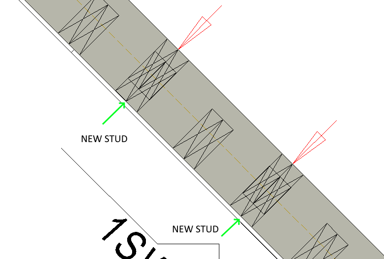 How to Flip Staggered Wall Studs