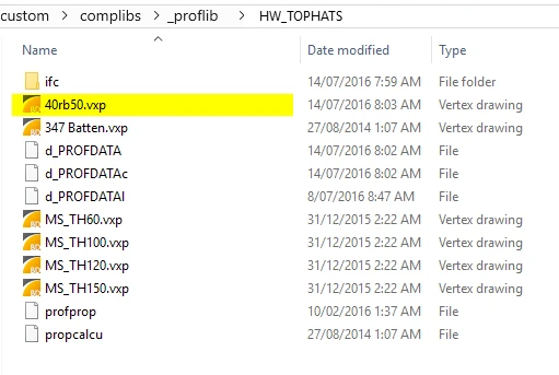 Add a New Profile to a Cross Section Library