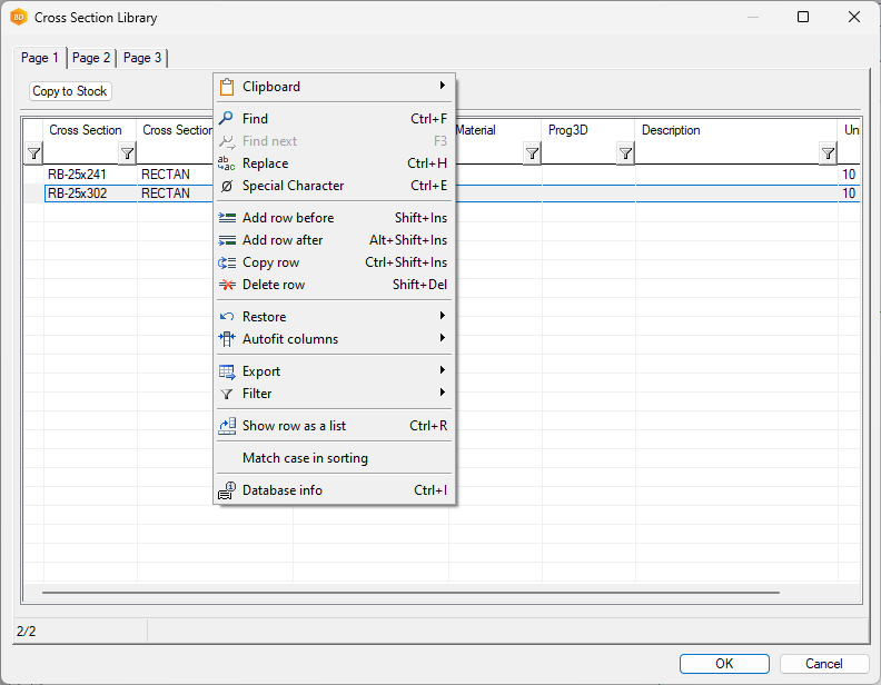 Add a New Profile to a Cross Section Library
