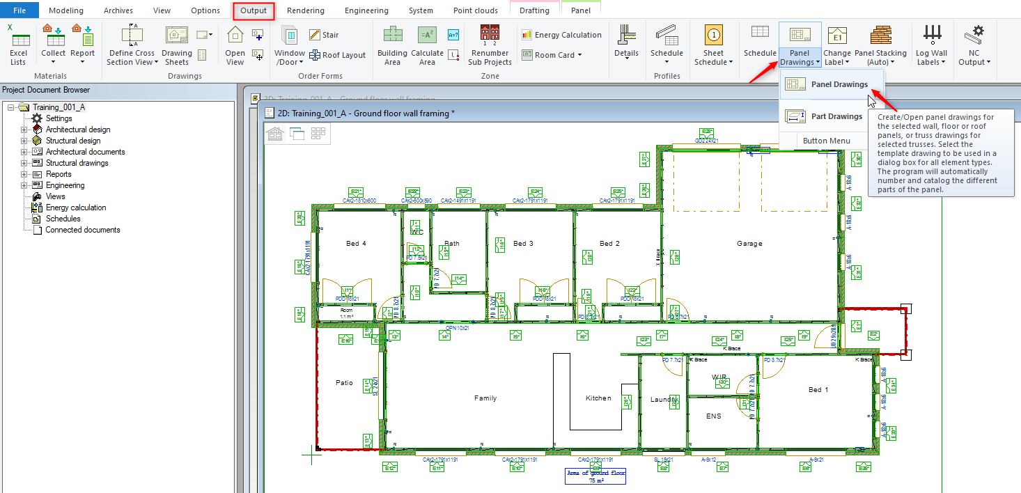 9. Create Panel Drawings