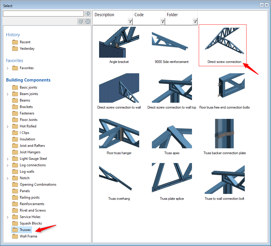 8.10 Commonly used Truss Connections