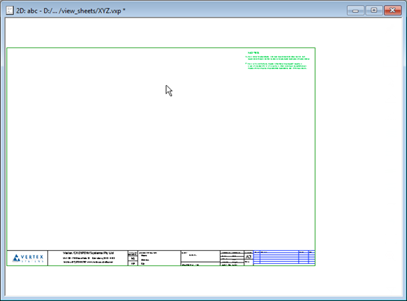 How to add Title block on the sheet