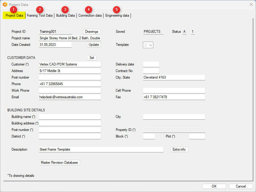 2.1 Starting a new project