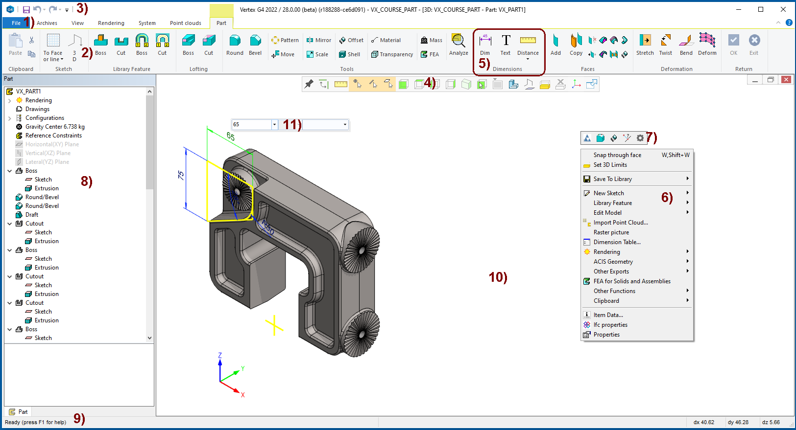 1. Vertex desktop structure and terms