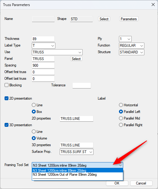 Truss Framing Tool Sets